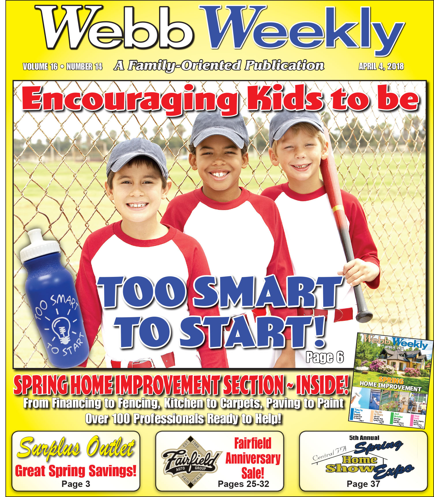Encouraging Kids to be Too Smart To Start – Webb Weekly Online