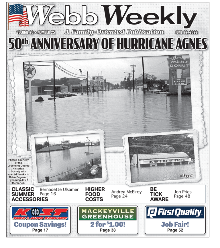 Remembering the Agnes Flood 50 Years Later – Webb Weekly Online